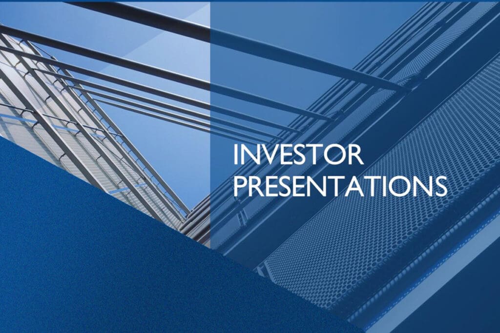 Investor Presentations: First Impressions Matter