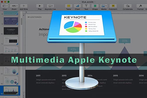 Multimedia Apple Keynote Presentations